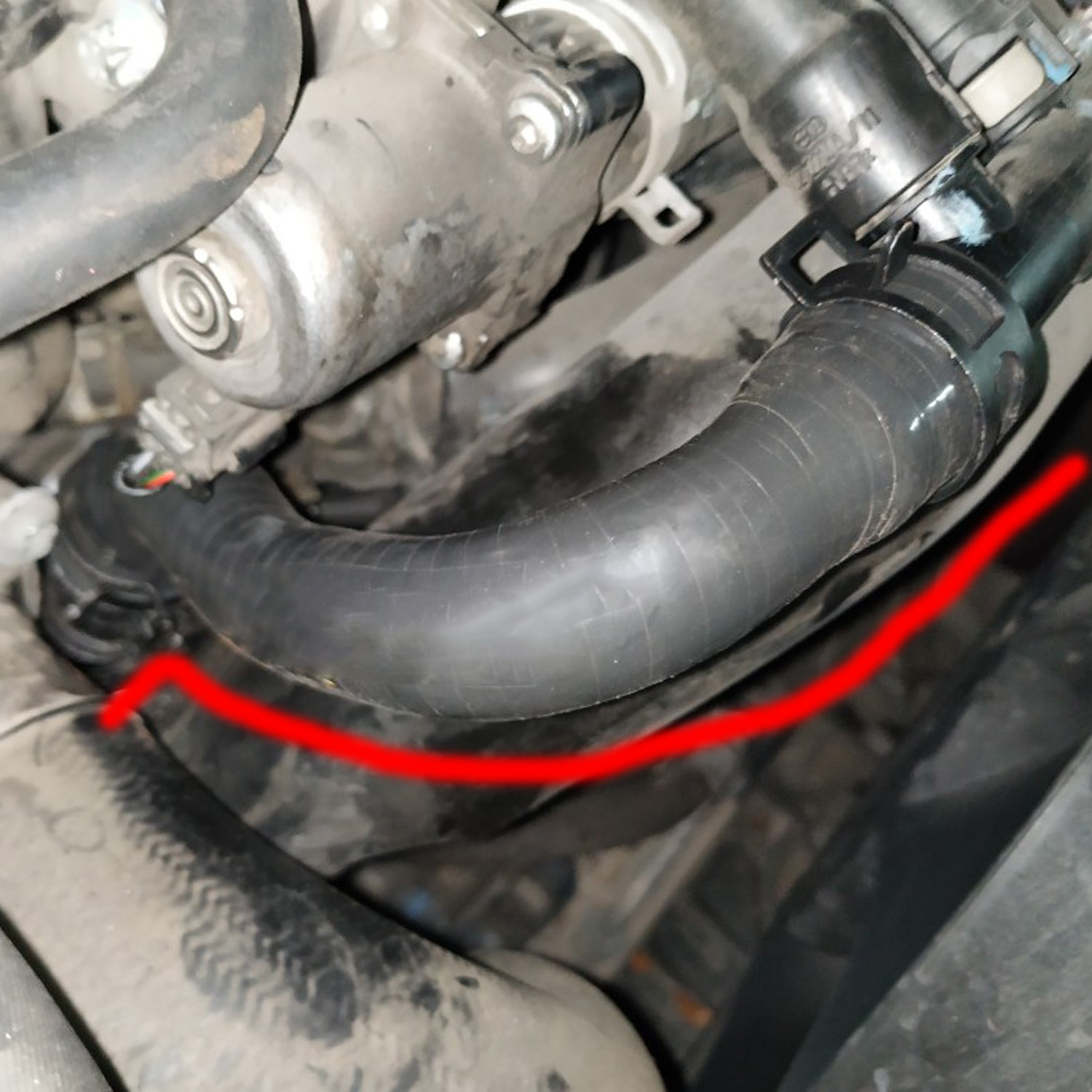 Upgraded Turbochagrer Intake Pipe Repair Mini Hose Fit for Mercedes ...